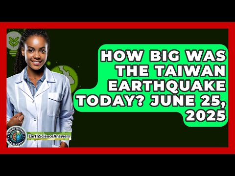 How Big Was the Taiwan Earthquake Today? June 25, 2025 - Earth Science Answers