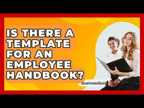 Is There A Template For An Employee Handbook? - BusinessGuide360.com