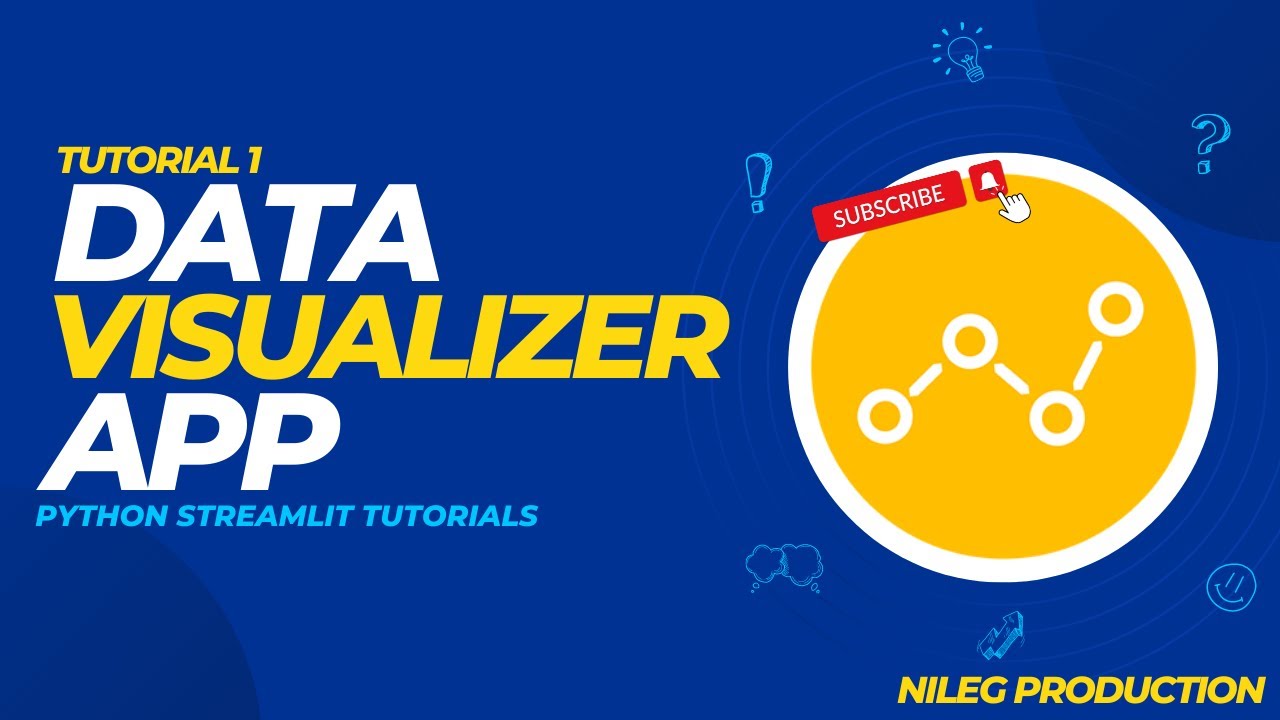Streamlit Data Visualizer Web App | Complete Streamlit Python Course | Tutorial 1
