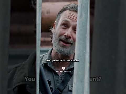 Rick vs Neganš„| You Gonna Make Me Count ? | The Walking Dead | #ytshorts #thewalkingdead #rickgrimes