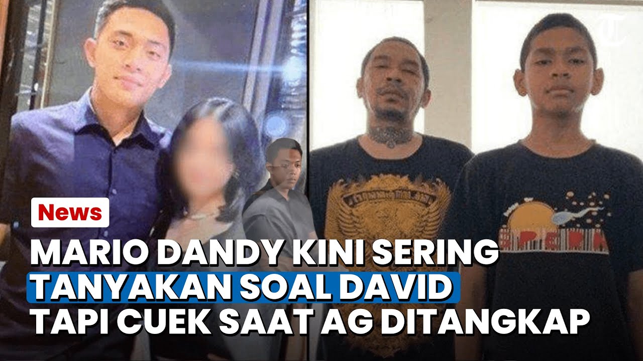 Penyesalan Mario Dandy, Cuek saat Pacarnya Ditahan dan Kini Sering Tanyakan Kondisi David ...