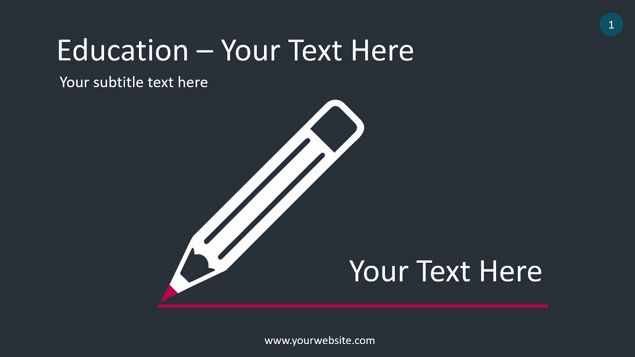 Education Infographic - Animated PowerPoint Template
