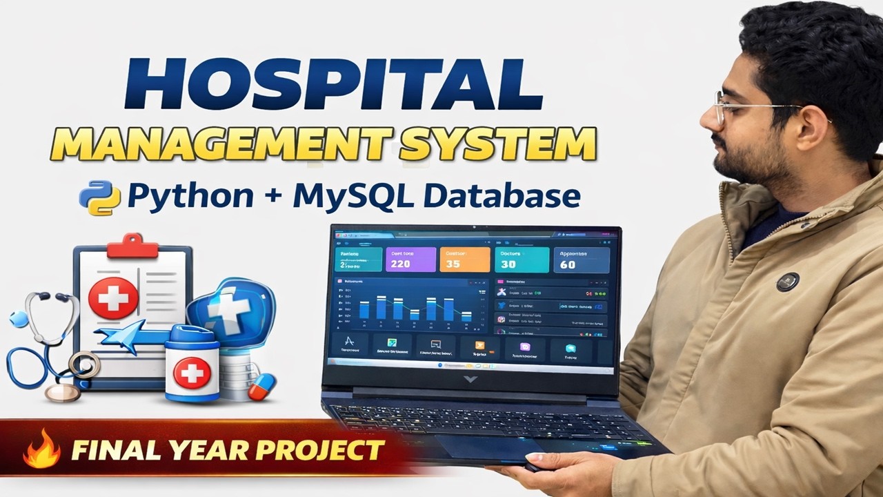 Hospital Management System in Python with MySQL Database | Python Projects for Beginners