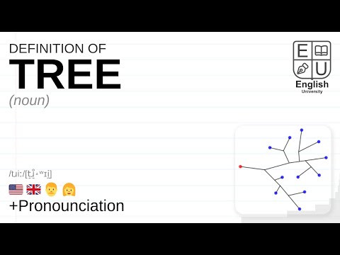 TREE meaning, definition & pronunciation | What is TREE? | How to say TREE