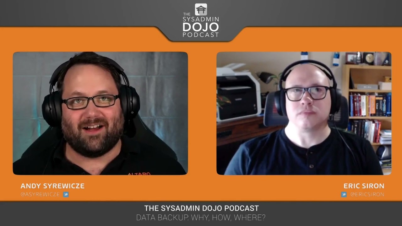Data Backup: Why, How, Where? | #02 | The SysAdmin DOJO Podcast