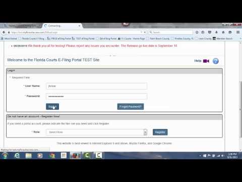 Florida Courts E-Filing Portal - News & Information