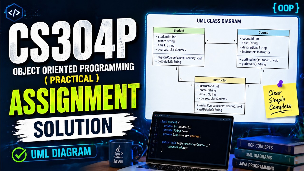 CS304P (Practical) Assignment No. 1 2026 || CS304P (Object Oriented Programming (Practical))