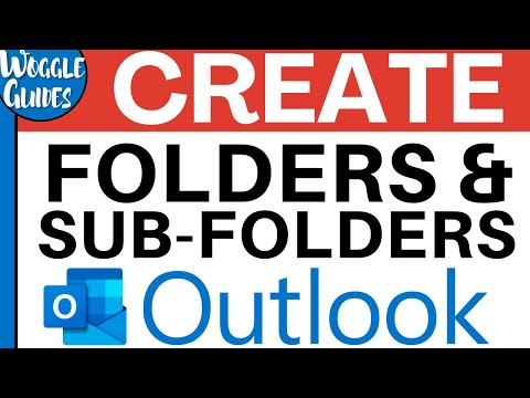 How to create folders and subfolders in Outlook