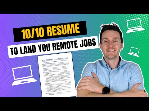 How to Write a Resume for Remote Jobs: Resume for Applying to Remote Jobs (10/10 example)