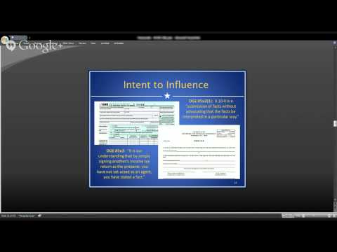 18 U.S.C. § 205(a)(2): From Doctrine to Implementation: Advanced Practitioner Series
