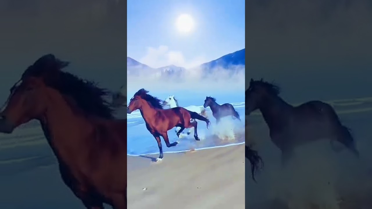 Running Horses Wallpaper