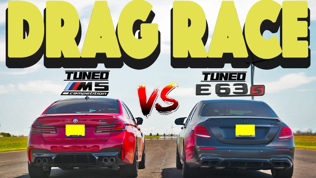 Tuned BMW M5 Comp Drags and Rolls Modded E 63 S. It's Close But Not ...
