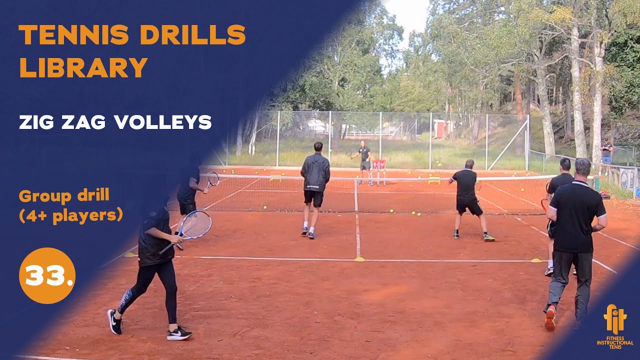 GROUP DRILLS - ZIG ZAG VOLLEYS