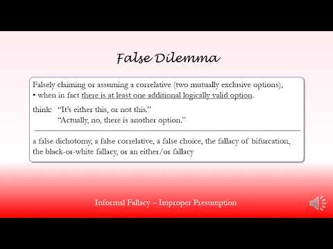 False Dilemma