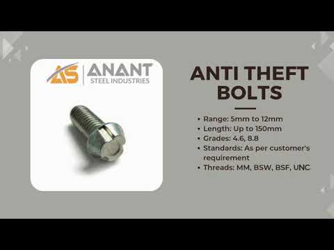 Anti-theft Bolts at Best Price in India