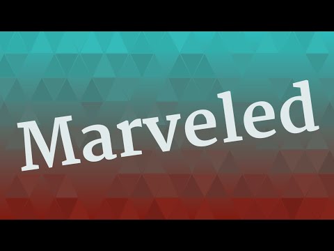 MARVELED pronunciation • How to pronounce MARVELED