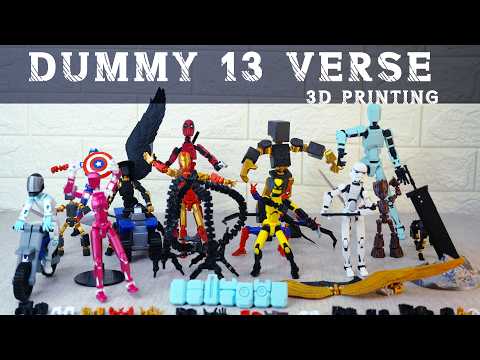 3D Printing Action Figures? Meet Dummy 13! (Insane Toy Designs)