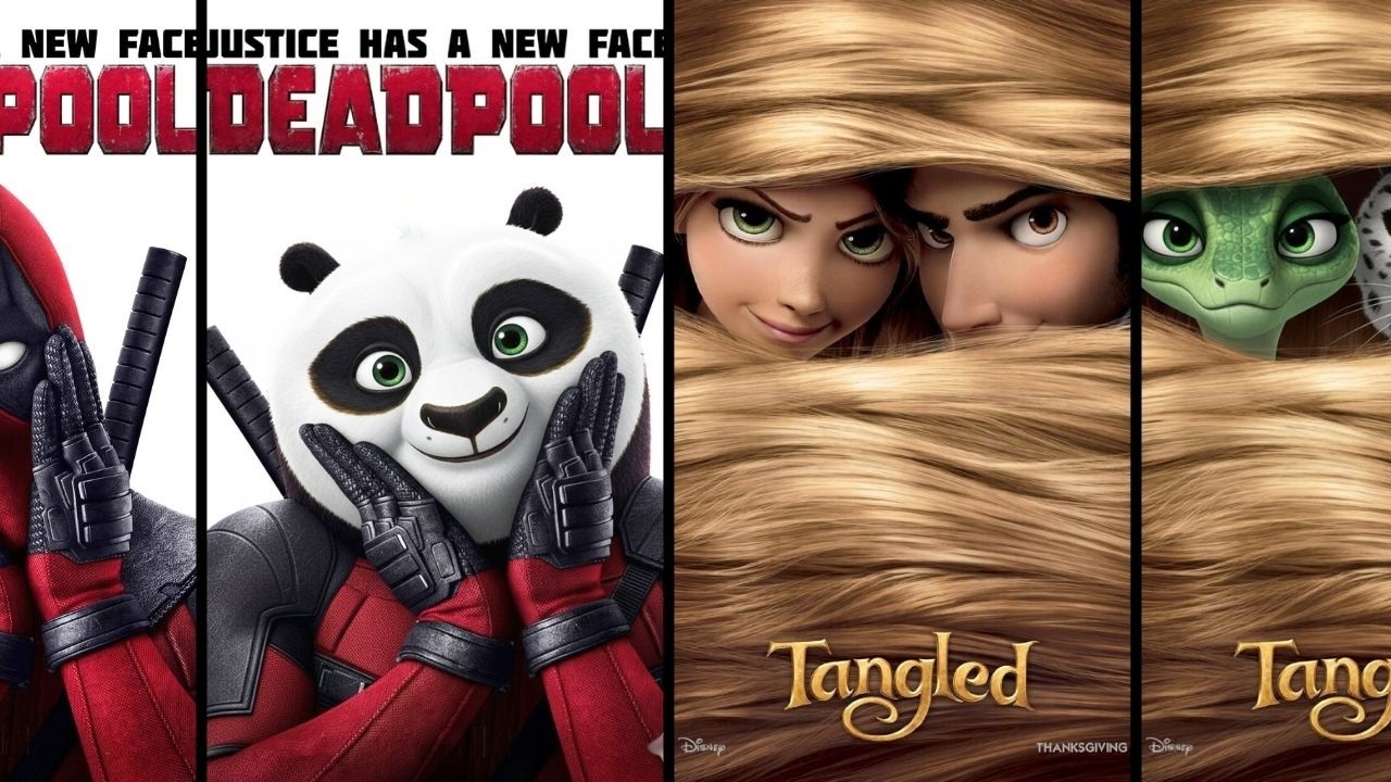 All Kung Fu Panda Famous Movie Parody Posters