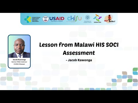 #3 Lesson from Malawi HIS SOCI Assessment - Jacob Kawonga