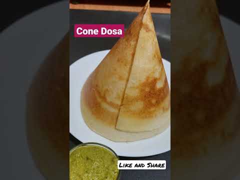 Best ever Cone Dosa | tamil | mirchifeast | Dosa recipe - 1 #tasty #trending #shorts #dosa