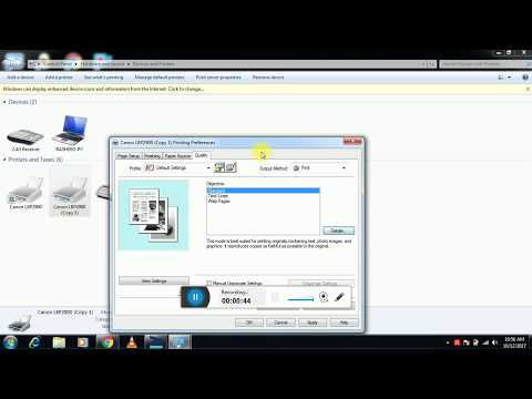 printer darkness adjustment 2900 lbp canon step by step