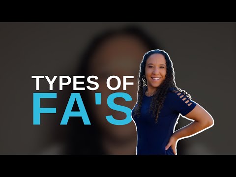 Types of Functional Assessments (FA's) New 5th Edition Content
