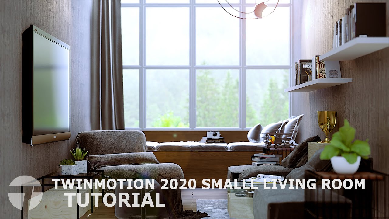 TWINMOTION 2020 - Small Living Room Tutorial