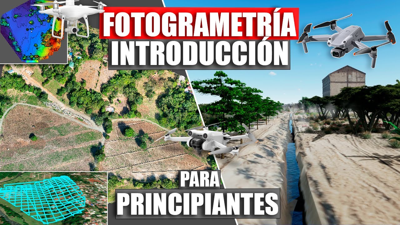 Fotogrametría con Drones para PRINCIPIANTES - Introducción a Mapas 3D con Drones