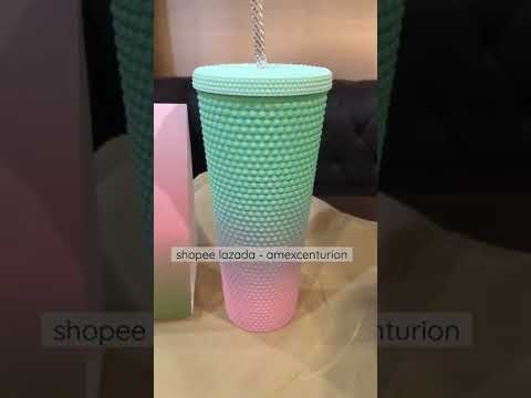 Starbucks PHils Exclusive Pink Green Bling Cup Collection - shopee /lazada Amexcenturion