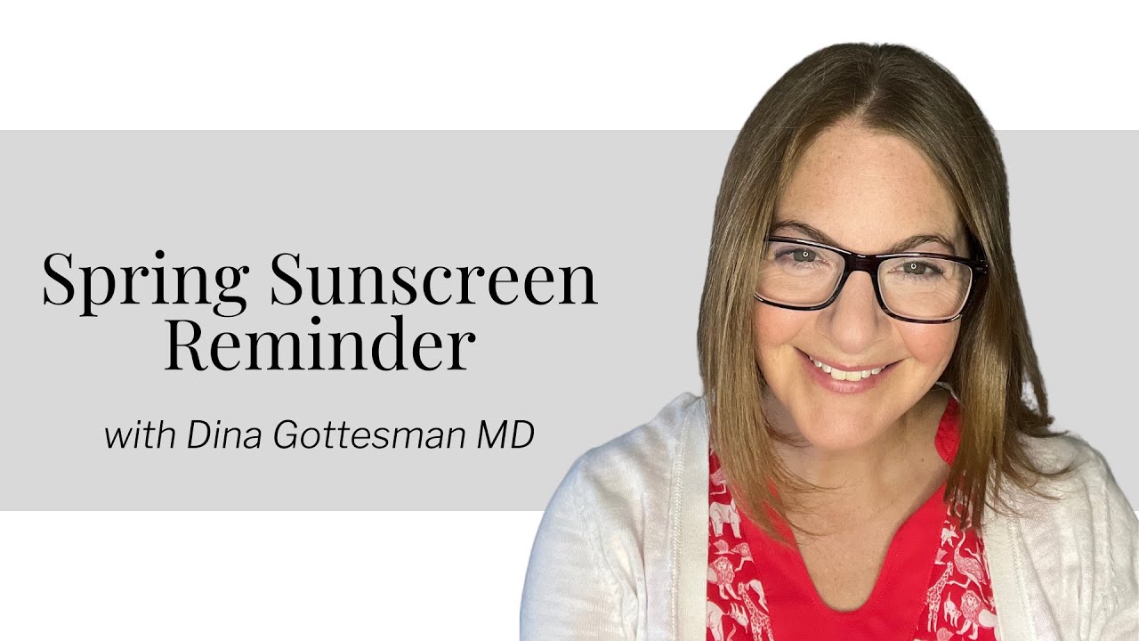 Spring Sunscreen Reminder