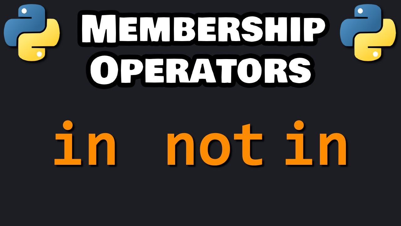 Learn Python MEMBERSHIP OPERATORS in 8 minutes! 🔎