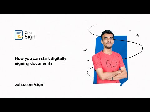 Zoho Sign - How to eSign your document | Step by Step tutorial | Free Digital Signature Solution