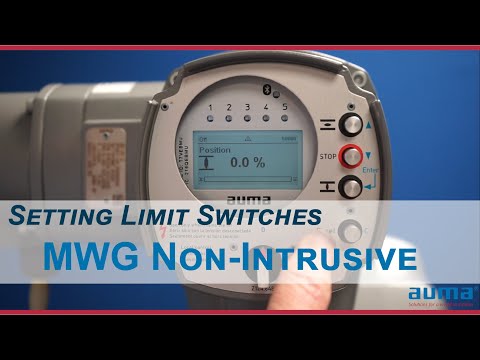 AUMA Actuators - Setting Limit Switches - MWG Non-Intrusive