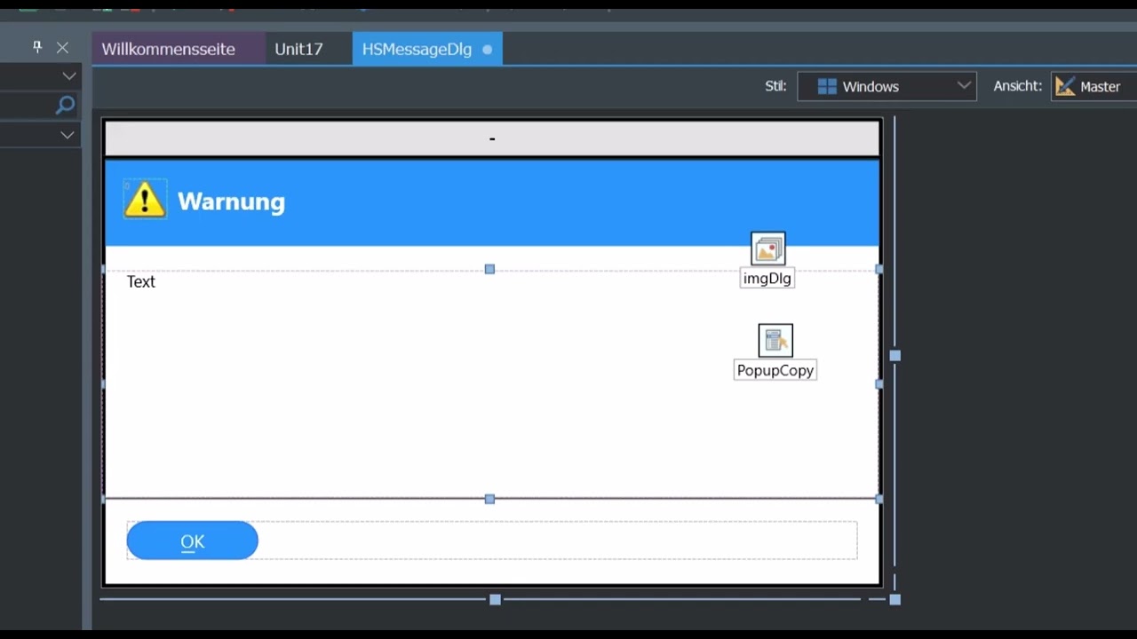 Replace the TMessage Dialog in Firemonkey with an other