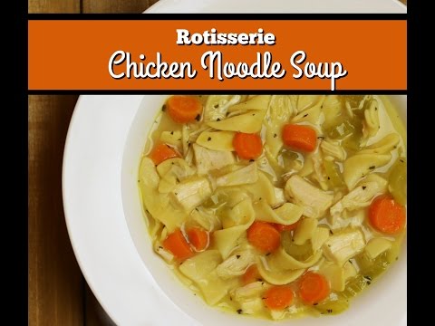 Rotisserie Chicken Noodle Soup ~ Rotisserie Chicken Recipe ~ Amy Learns to Cook