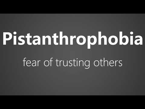 How To Pronounce Pistanthrophobia