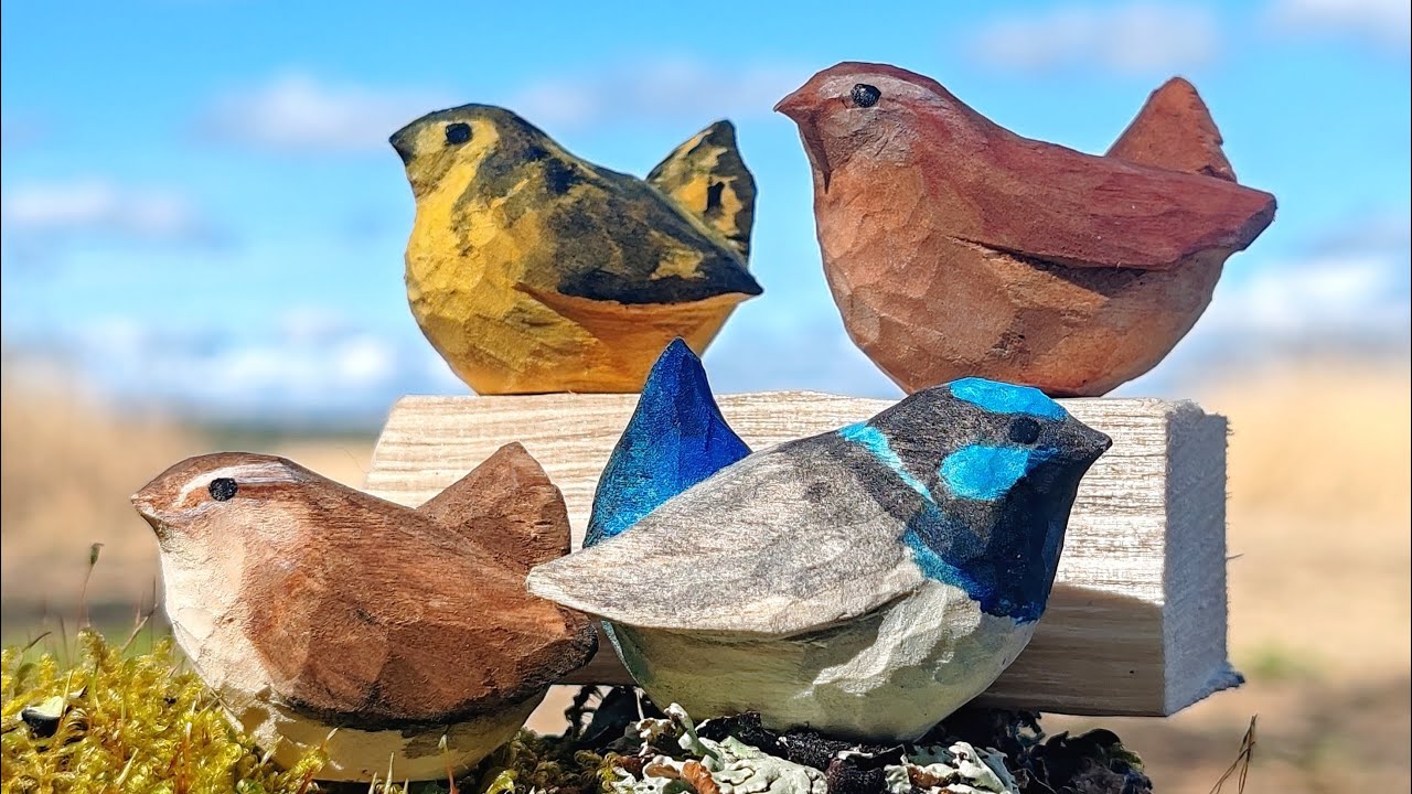Super Simple Steps to Whittling a 1x1 Bird | Beginner Tutorial