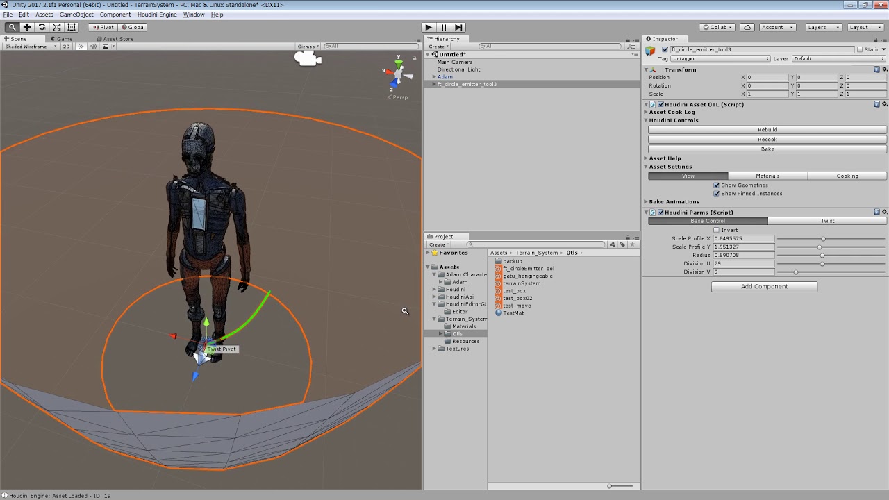 Houdini Engine - Mesh Generator Tool - Real Time VFX