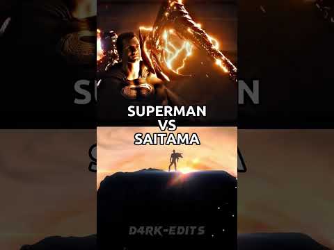 COMICS SUPERMAN VS GOKU AND SAITAMA #shorts #whoisstrongest #dc #superman #goku #saitama