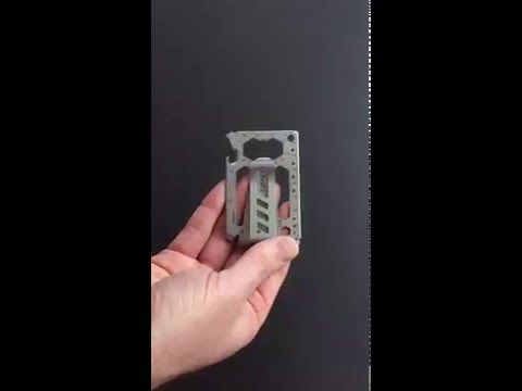 Lever Gear Toolcard Pro - Demo 2 - Money Clip Use