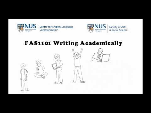 FAS1101: Writing Academically: Arts and Social Sciences