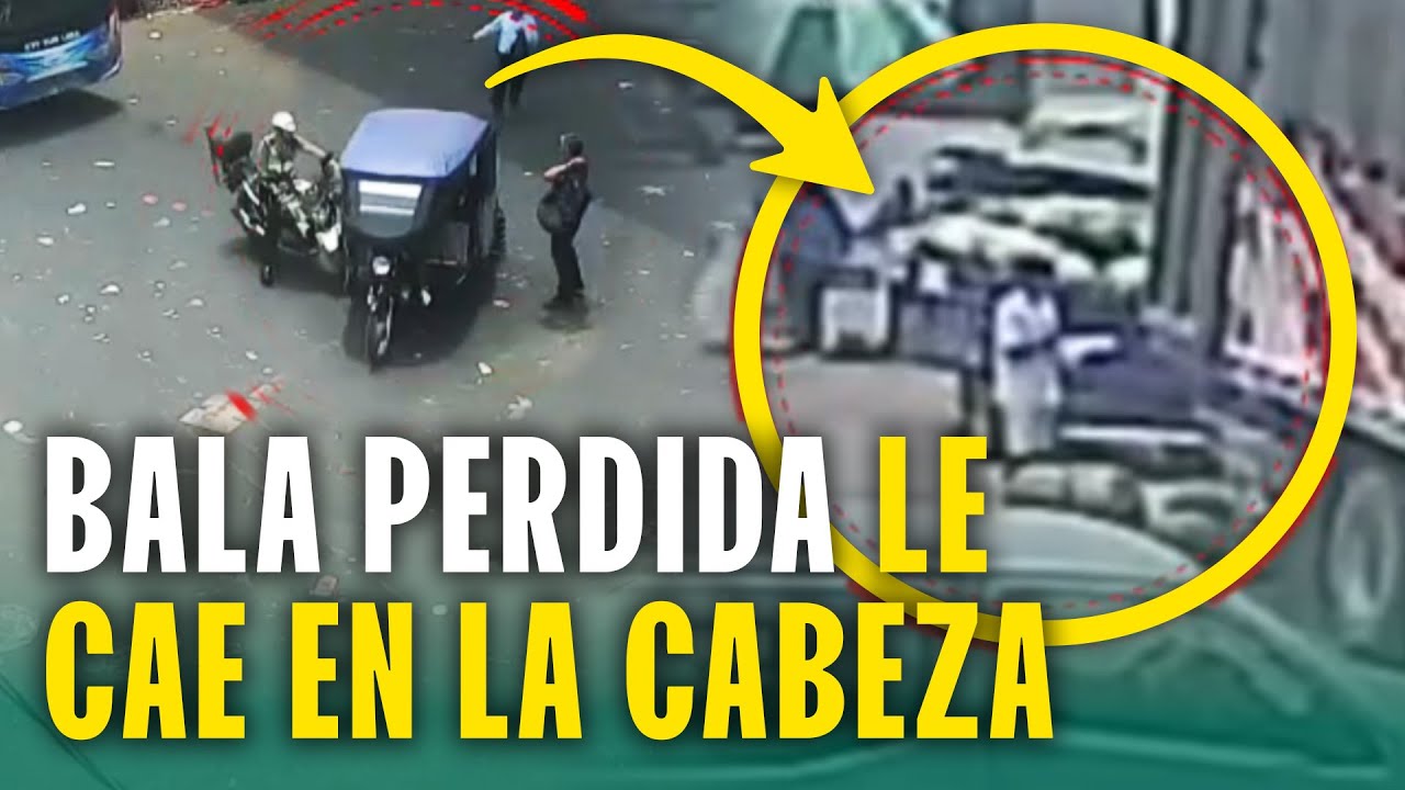 Comerciante termina grave tras bala perdida entre delincuentes y policías: 