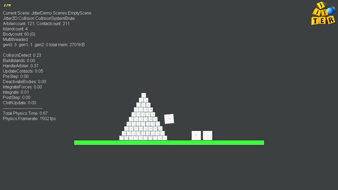 Jitter Physics 2D - Demo #3
