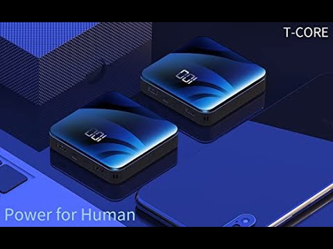 Portable Charger 10000mAh Power Bank,T-CORE Smallest External Battery in Letsin.shop