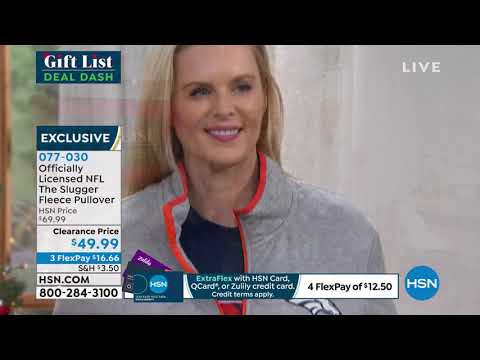 Officially Licensed NFL Men's The Slugger Fleece Pullove...