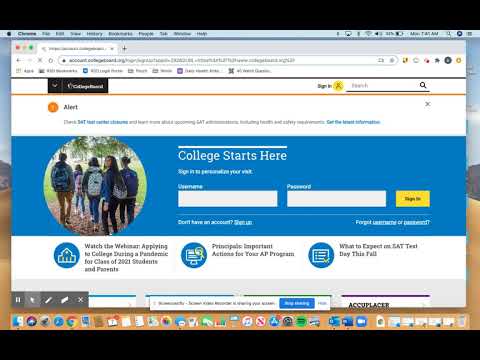 Create a College Board Account