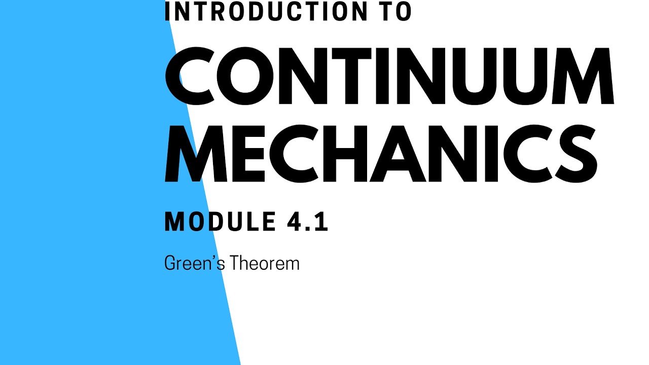 Module 4.1: Green’s theorem