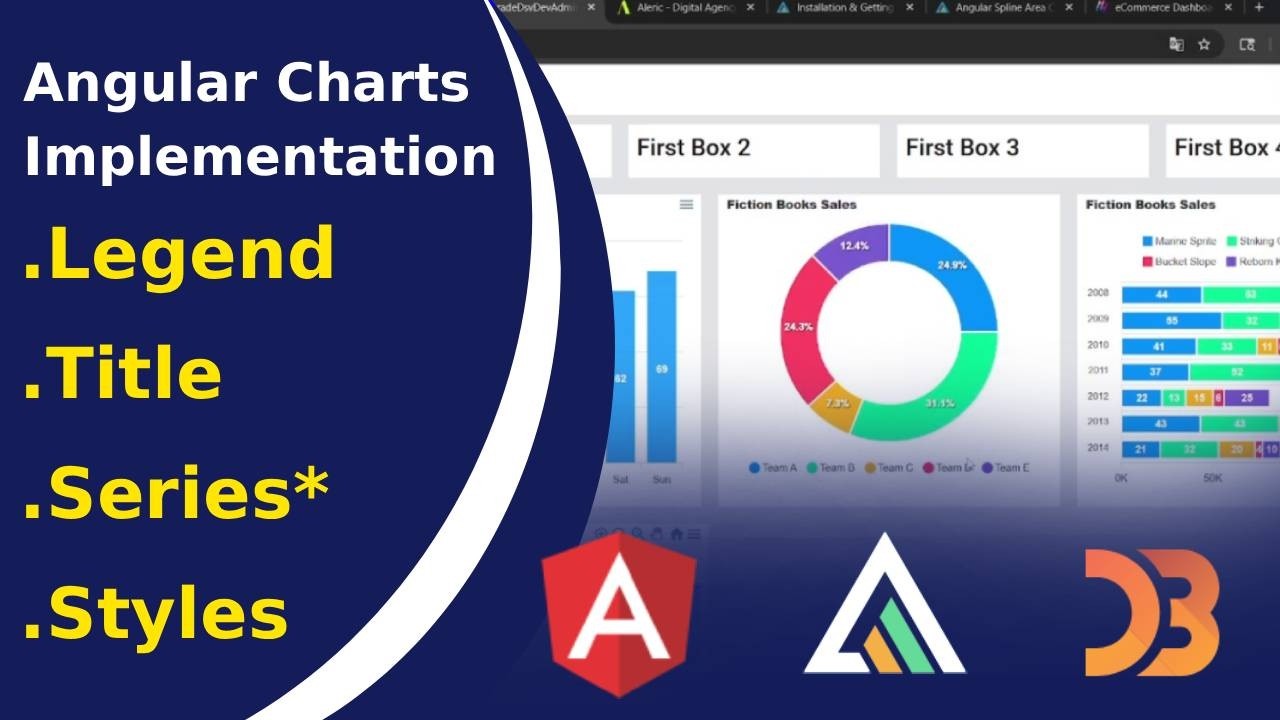 Chart Implementation In Angular | Apex chart, High Chart, D3 Chart | #chart #angular #frontendcourse