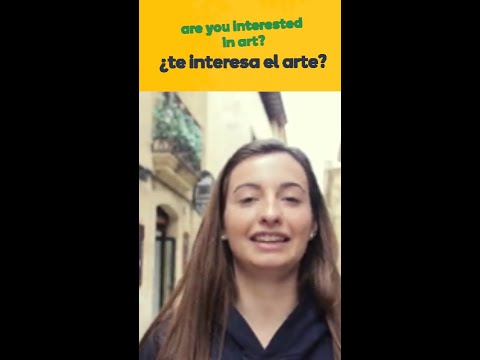 How to say "are you interested in art?" in Spanish with Memrise