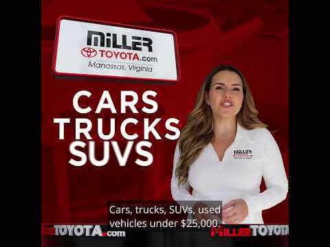 Shop Used Vehicles Under $25,000 at Miller Toyota
